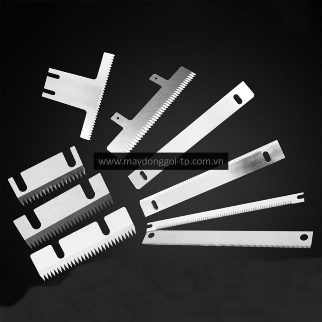 Dao cắt băng keo máy dán thùng carton thép C45, gia công cắt dây